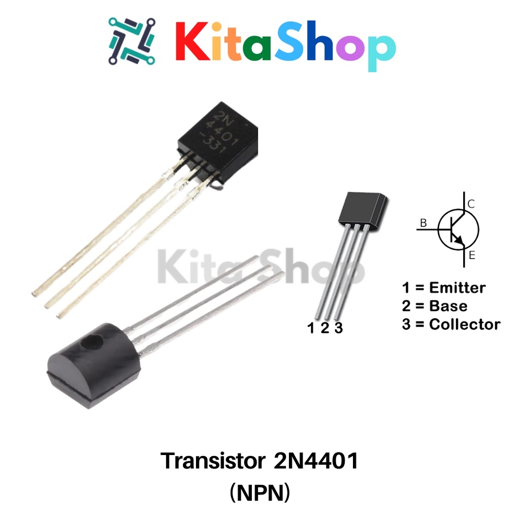 Transistor (NPN, 2N4401) | Shopee Malaysia
