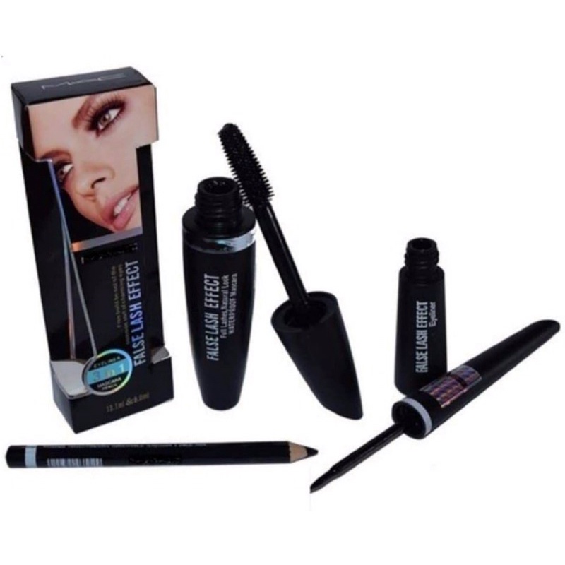 MAYBELLIN SET MATA MASKARA,EELINER,EYEBROW MASCARA GIFT SET | Shopee ...