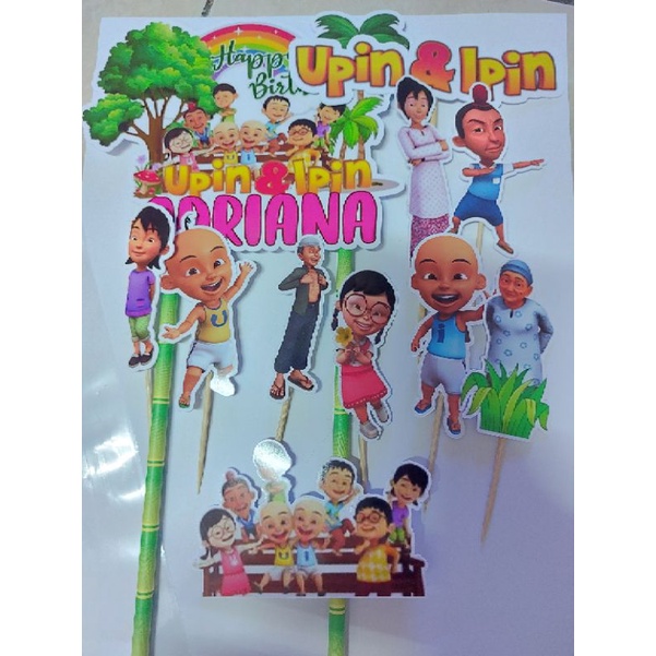 UPIN IPIN CAKE TOPPER | Shopee Malaysia