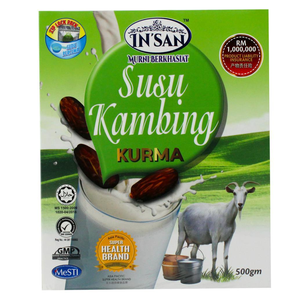 Insan Susu Kambing Kurma Zip Lock Pack 500g | Shopee Malaysia