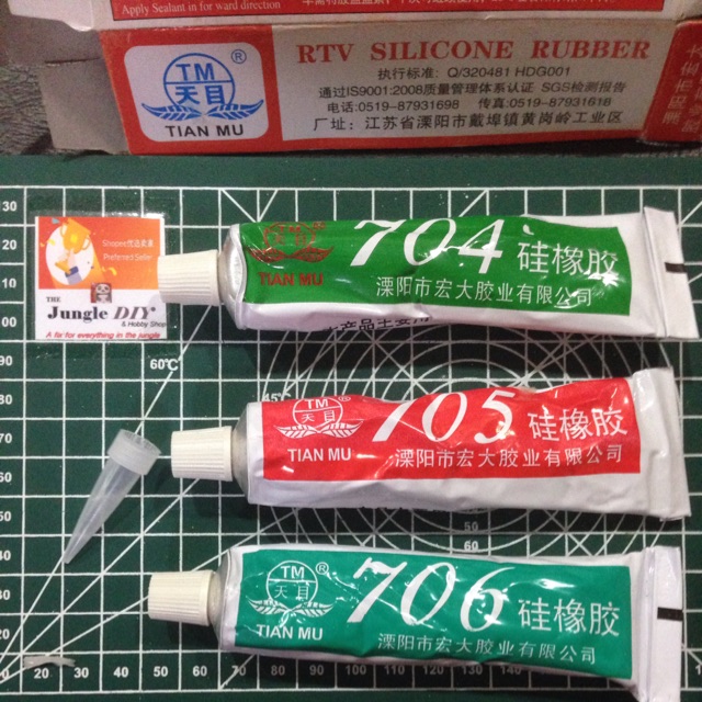 Industrial grade RTV silicone rubber tube electronics use 703 704 705 706 | Shopee Malaysia