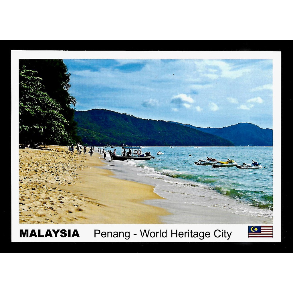 Malaysia Postcard - Penang Batu Ferringhi Beach | Shopee Malaysia