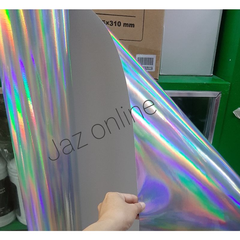 Gloss silver HOLOGRAPHIC Rainbow Printable (eco-solvent printable ...