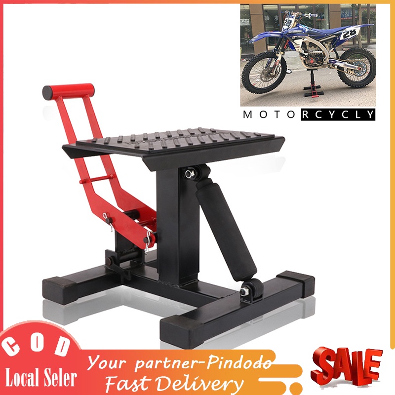 Universal Hydraulic Racing Motorcycle Repair Lift Stand Stool Seat ...