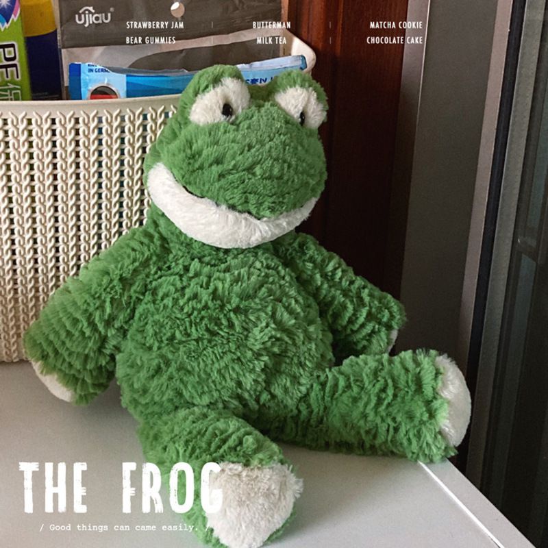 40cm Cute Furry Long Legs Frog Doll Kawaii Stuffed Animal Lovely ...