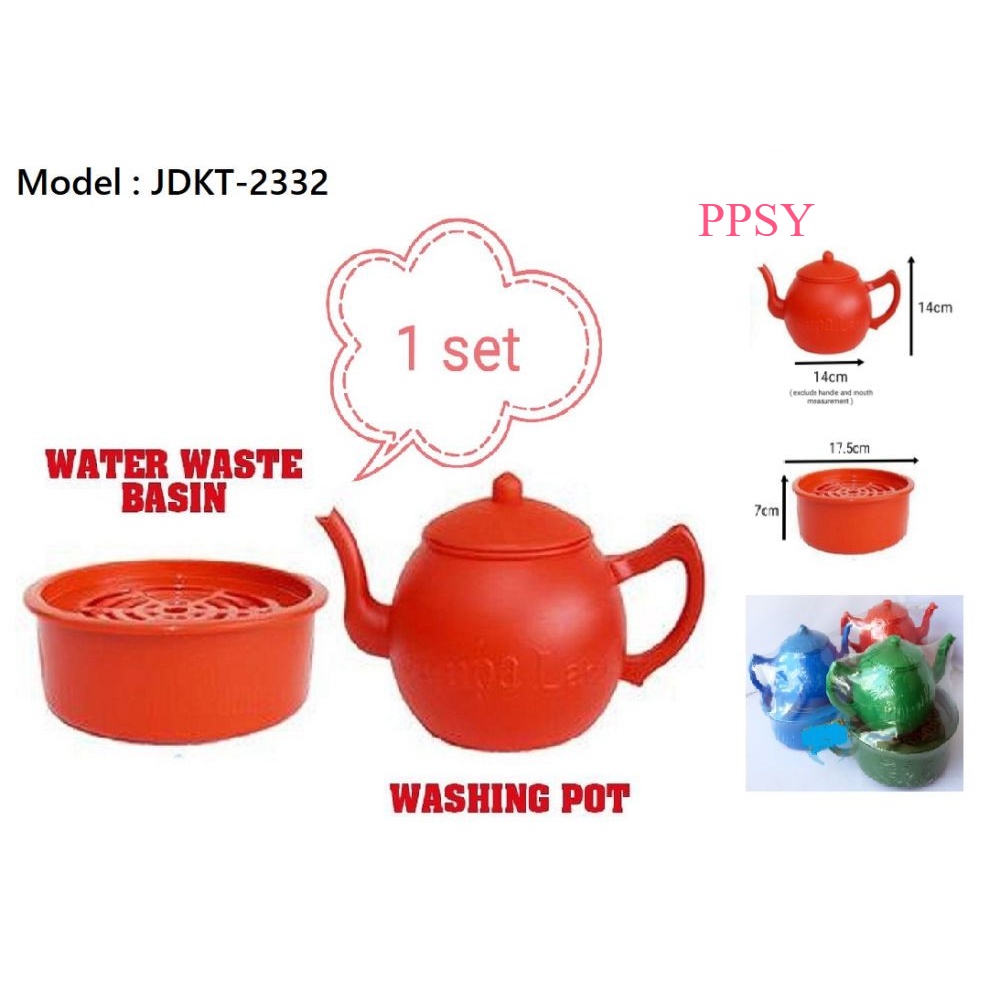 Hand Washing Pot / Kendi Basuh Cuci Tangan / Washing Pot with Tray ...