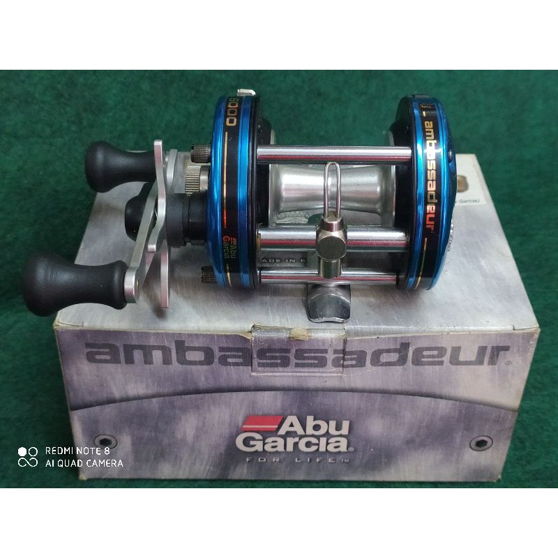 ABU GARCIA AMBASSADEUR 6000 ELECTRIC BLUE | Shopee Malaysia