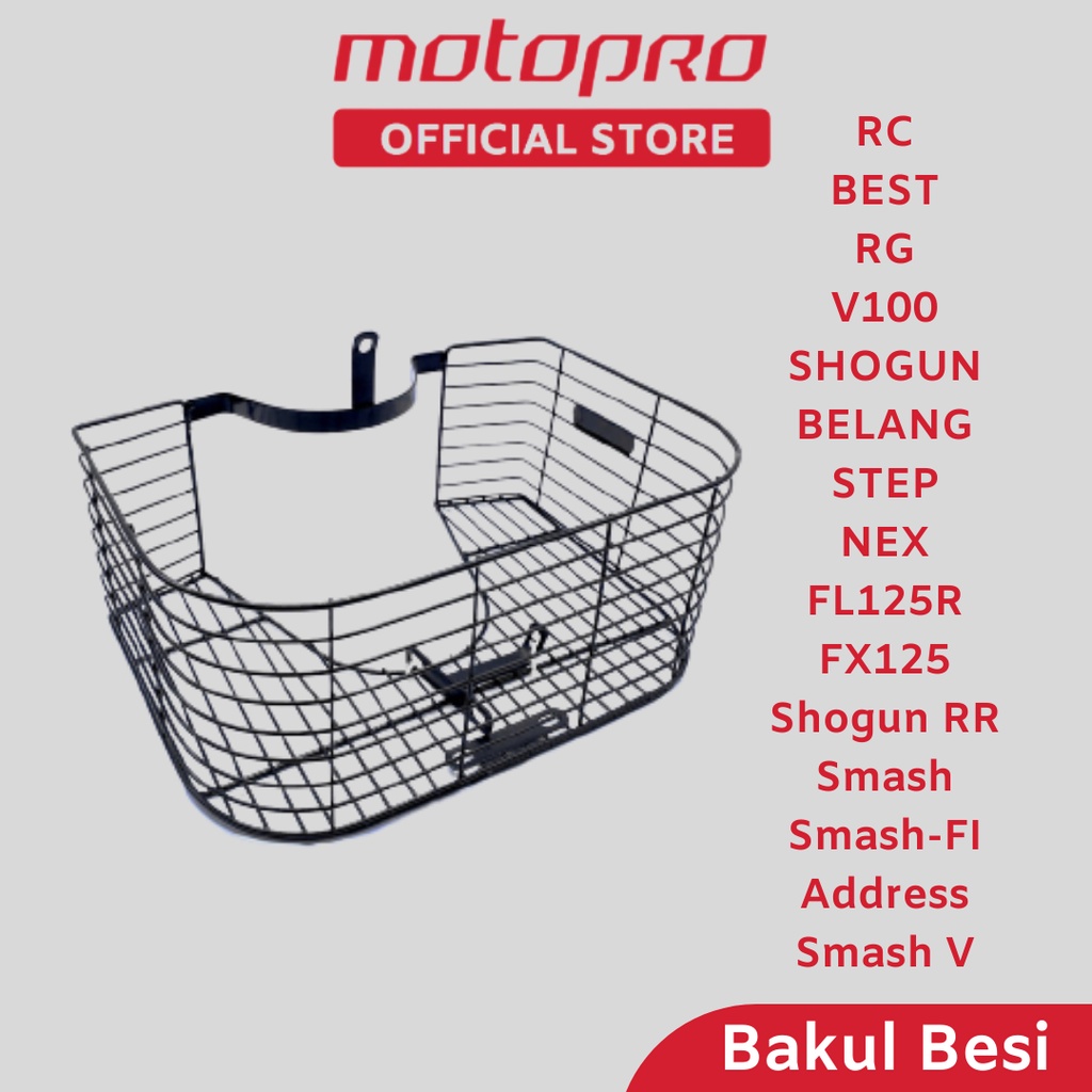 SUZUKI Basket Steel Bakul Besi Motor RC Best RG V100 Shogun Belang Step ...
