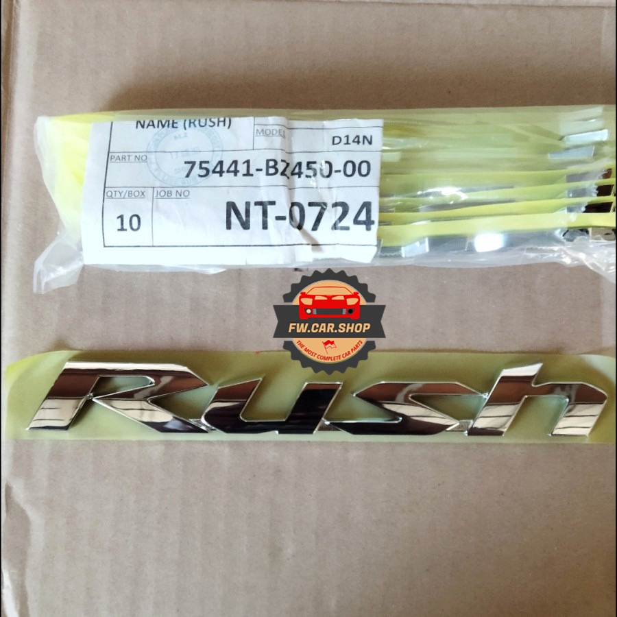 Original RUSH LOGO EMBLEM STICKED MODEL | Shopee Malaysia