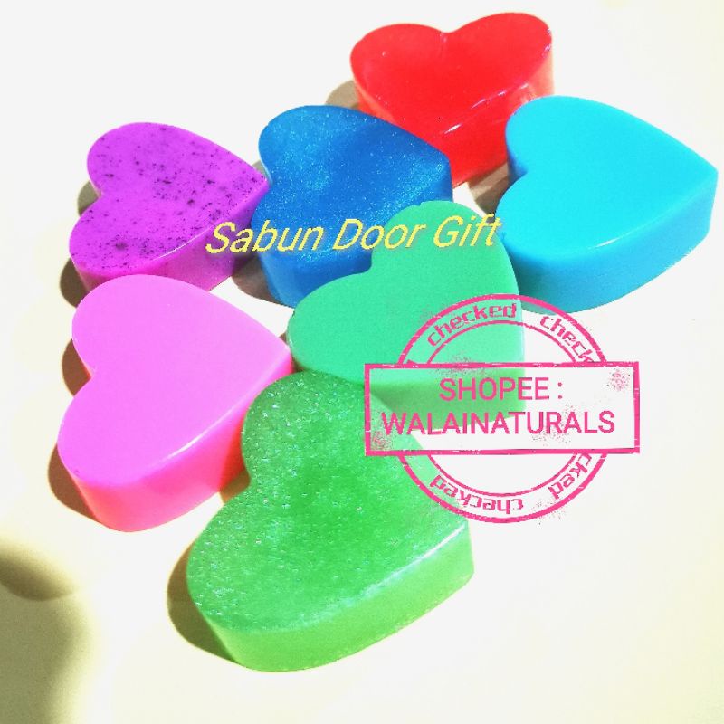 Sabun Bentuk Love DIY Door Gift | Shopee Malaysia