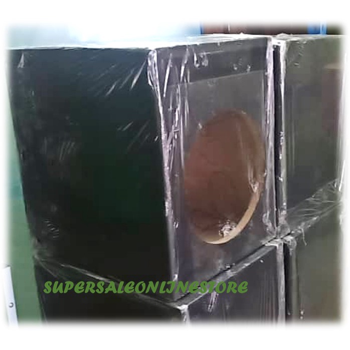 L SHAPE WOOFER BOX 12" INCH Speaker Vented Subwoofer Stereo Sub Box ...