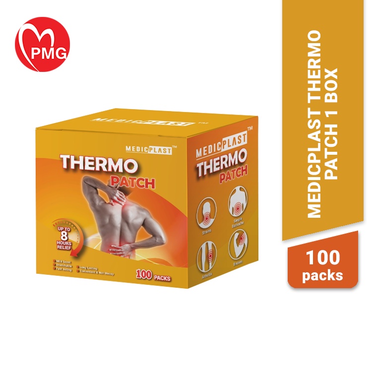 [MEDICPLAST] Thermo Patch (1 Box 100 Pcs) - joint pain, muscular aches ...