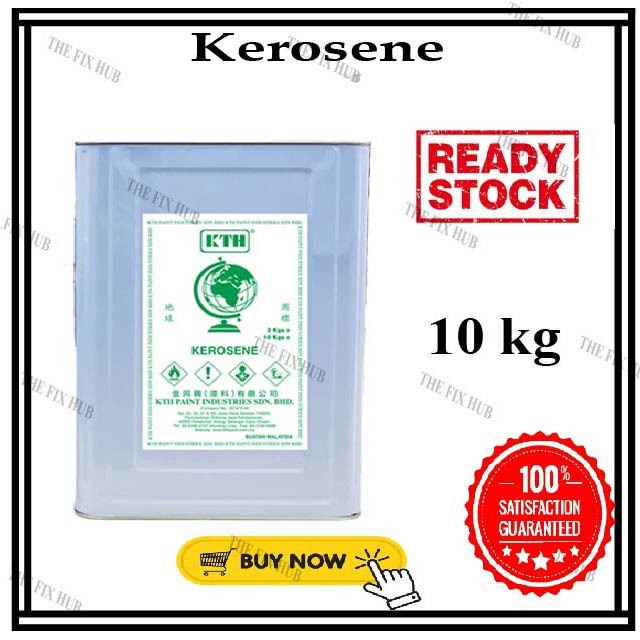 THINNER KEROSENE METHANOL MINYAK TANAH SPIRIT 10KG READY STOCK WEST ...