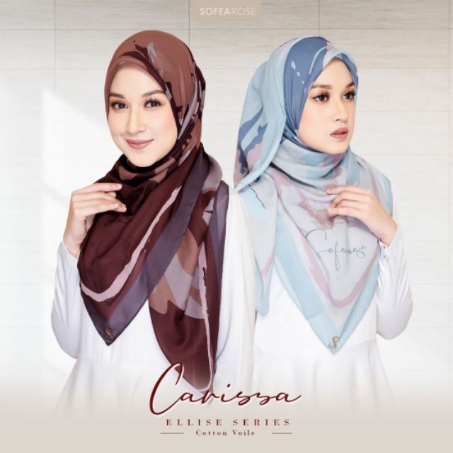 SOFEAROSE : CARISSA ELLISE SERIES COTTON VOILE | Shopee Malaysia