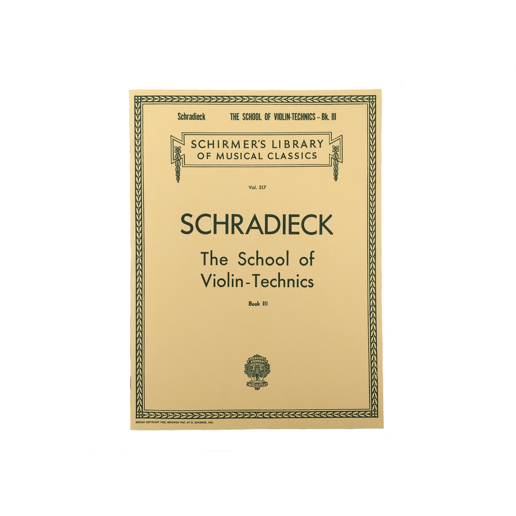 Schradieck (The School of Violin Technics Book III) | Shopee Malaysia