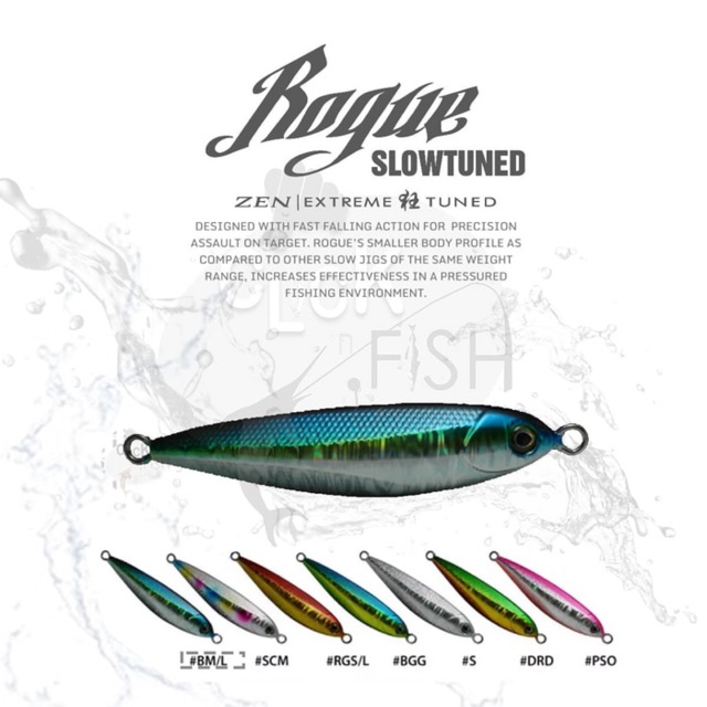 Zen Extreme Tuned 狂 Rogue Jig 200g | Shopee Malaysia