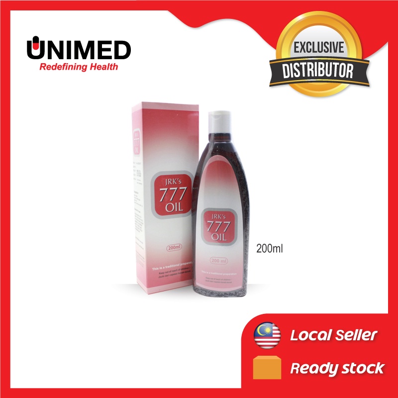 Dr.JRK's 777 Oil 200ml-Proprietary Siddha Medicine | Shopee Malaysia
