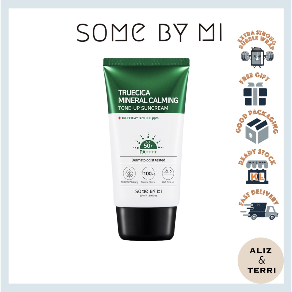 SomeByMi Truecica Mineral Calming Tone-Up Suncream SPF 50PA++++ 50ML ...