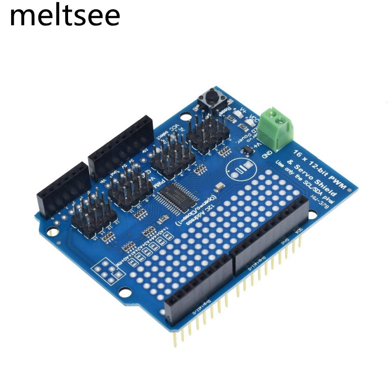servo shield 16 Channel 12-bit PWM/Servo Driver-I2C interface PCA9685 for arduino or Raspberry ...