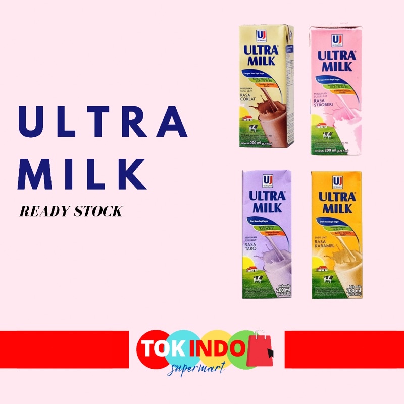Ultramilk 200ml EXP: 21 Feb 22Choco/ Strawberry/ Taro/ Caramel ...