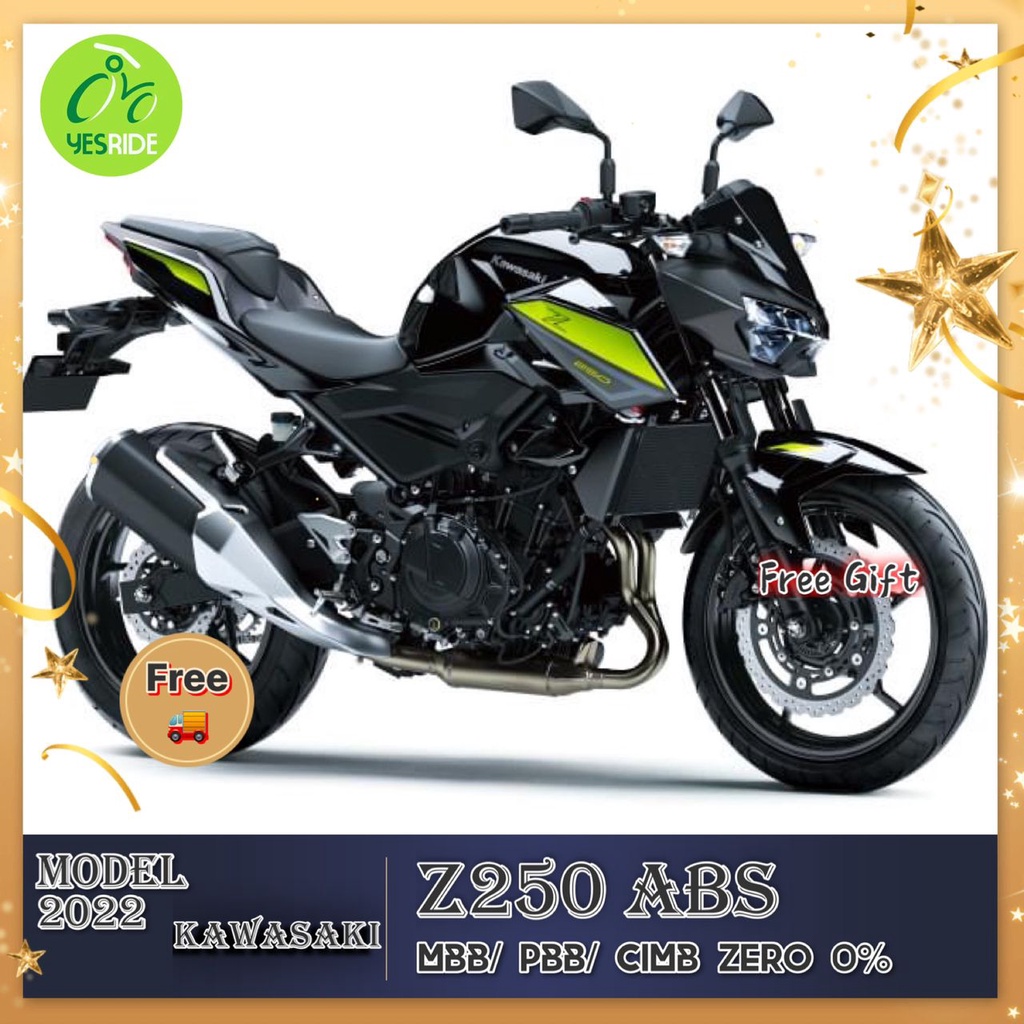 Kawasaki Z250 abs New Color model | Shopee Malaysia