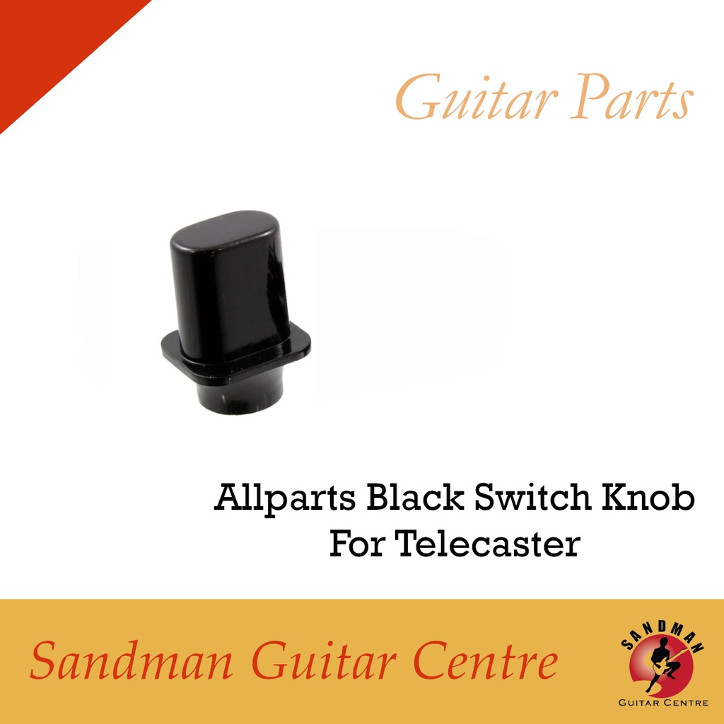 Allparts Black Switch Knob For Telecaster (1 pc) | Shopee Malaysia