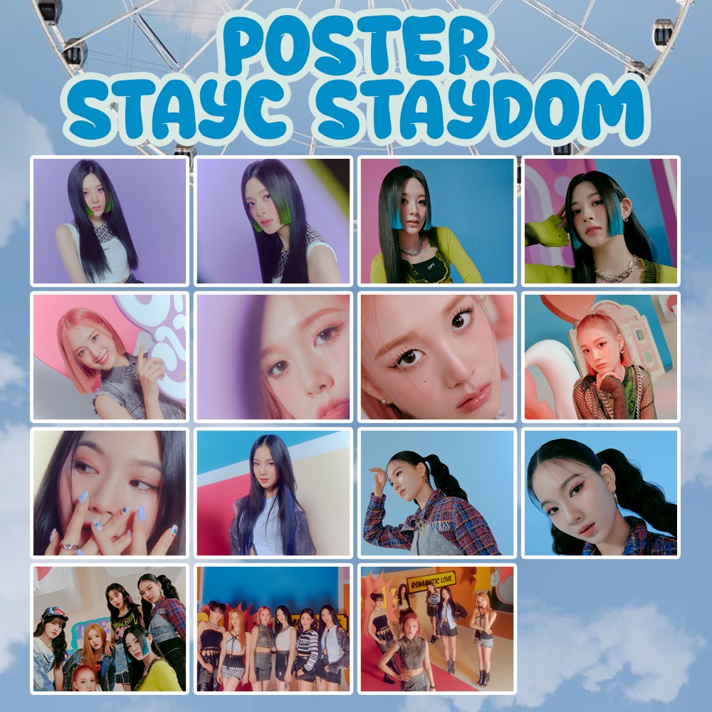 Stayc STAYDOM Poster - Kpop Poster A4 A5 A6 (Part B) | Shopee Malaysia