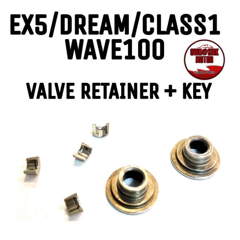 WAVE100/EX5 DREAM/EX5 CLASS VALVE RETAINER （4-KEY 2 RETAINER） | Shopee ...