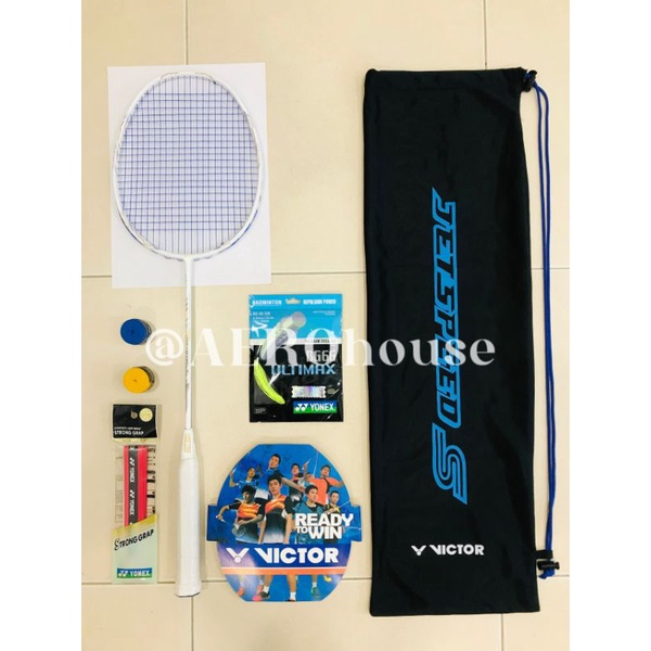 VICTOR BADMINTON RACKET THRUSTER F 4UG5 (MAX 28 LBS ) | Shopee Malaysia