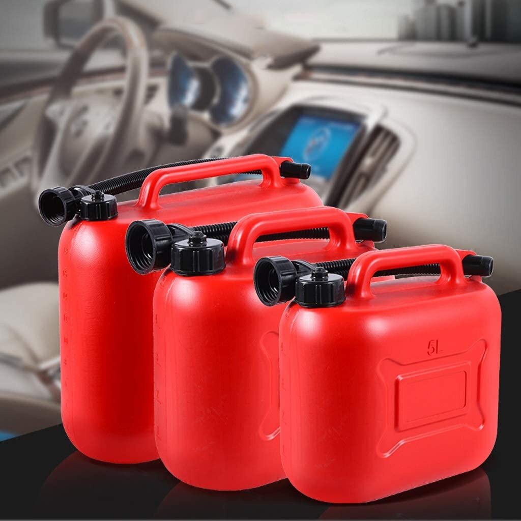 5L/ 10L/ 20L HDPE Jerrycan Petrol Diesel Water Fuel Tank Ultra Light ...