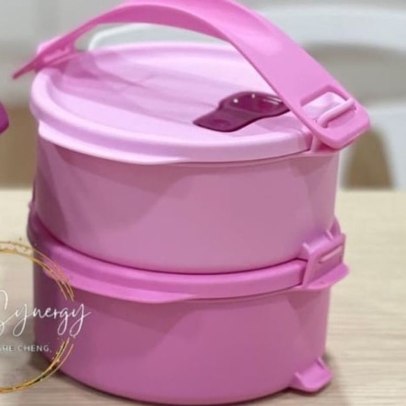 Tupperware Triffin Delight Set/ Lunch Box Handle/ Small Goody Box with ...