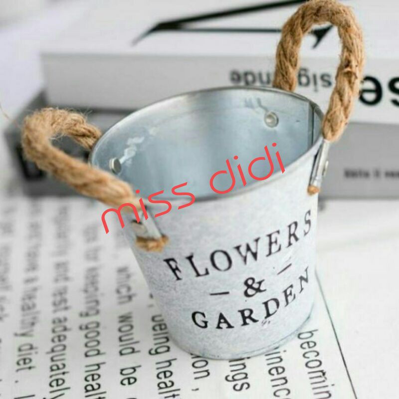 FLOWERS POT/PASU BALDI MINI TANPA LUBANG | Shopee Malaysia