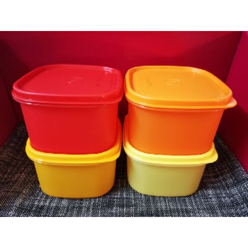 TUPPERWARE Modular Mates Square 1.2L 4Pcs (Special Edition) | Shopee ...