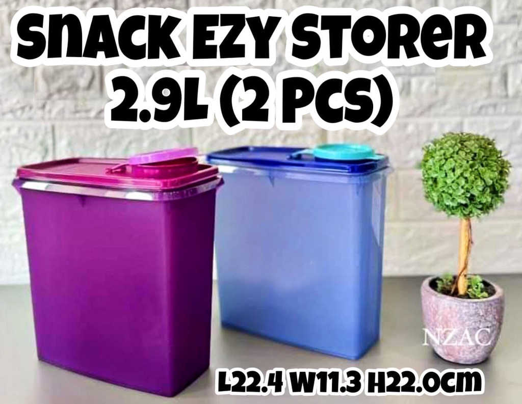 Tupperware CEREAL STORER Snack EZ Storer 2.9L/ Ez Storer 2.8L ...