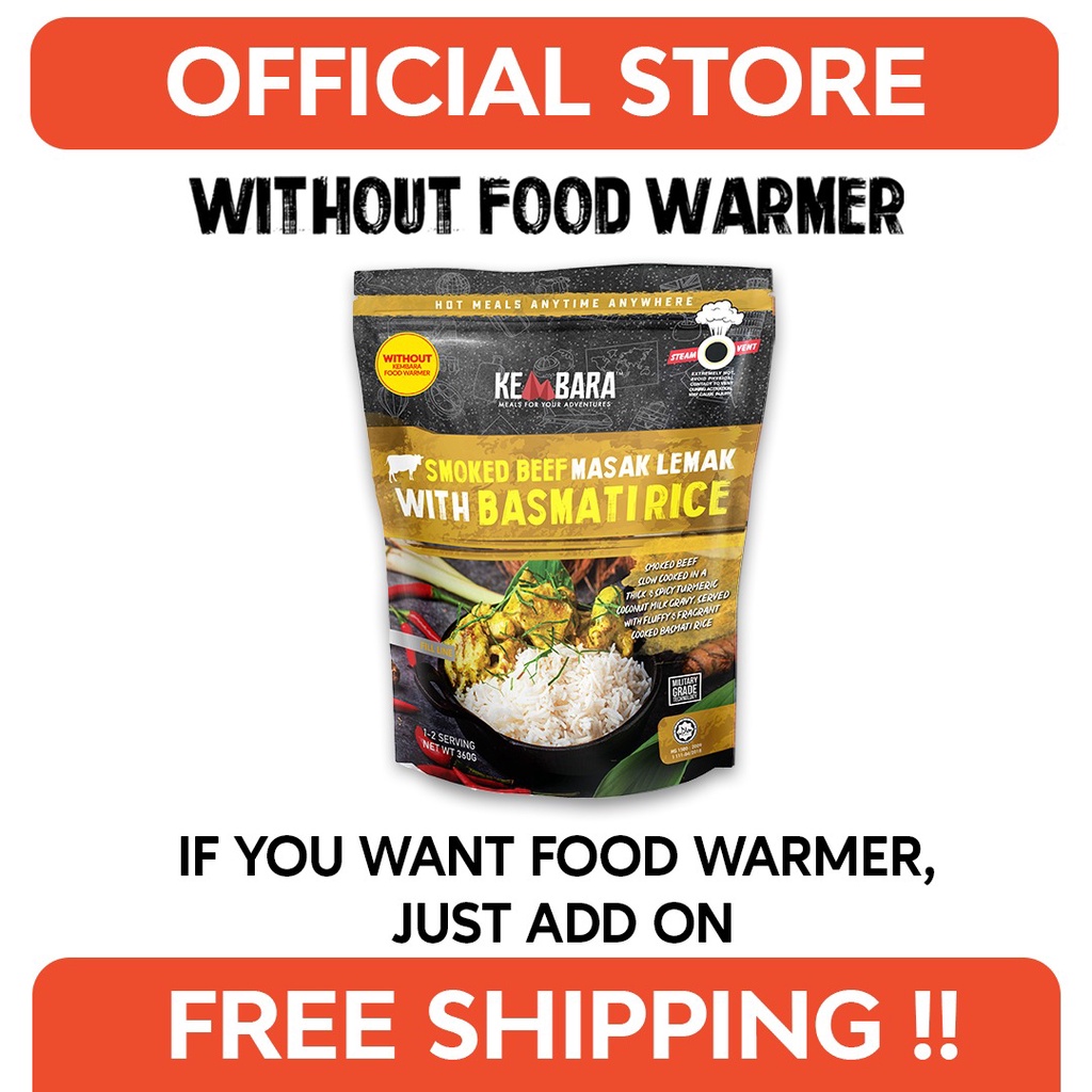 KEMBARA MEALS SINGLE MENU [READY TO EAT/TRAVEL FOOD/HIKING FOOD ...