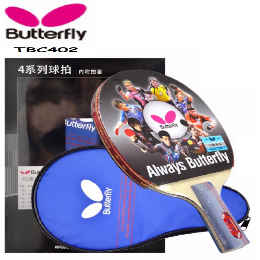 Butterfly Ping Pong Bats Table Tennis Bats TBC202 / TBC 302 / TBC402 ...
