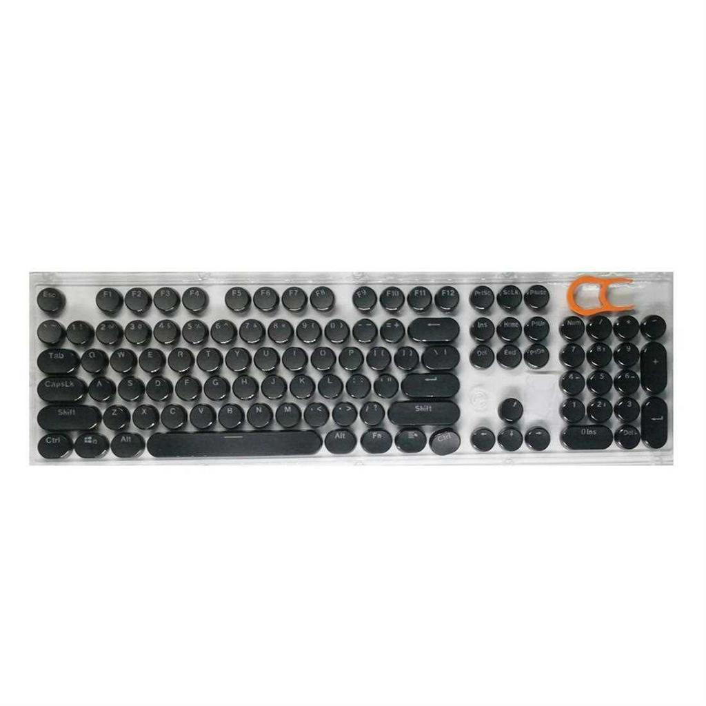 104 Keys Punk Keycap ABS Round Keycap DIY Button Cap For Mechanical ...