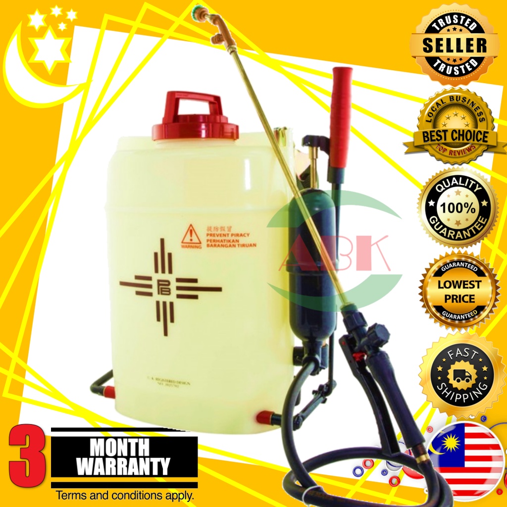 PB 20 CROSSMARK HAND SPRAYER (PAM TANGAN PAM RACUN PAM MANUAL) - MADE ...