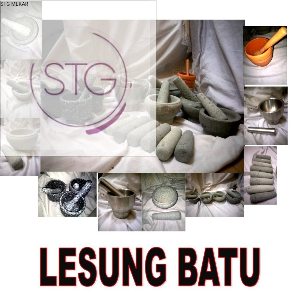 LESUNG DARI JENIS BATU,PLASTIK DAN BESI TAHAN KARAT | Shopee Malaysia