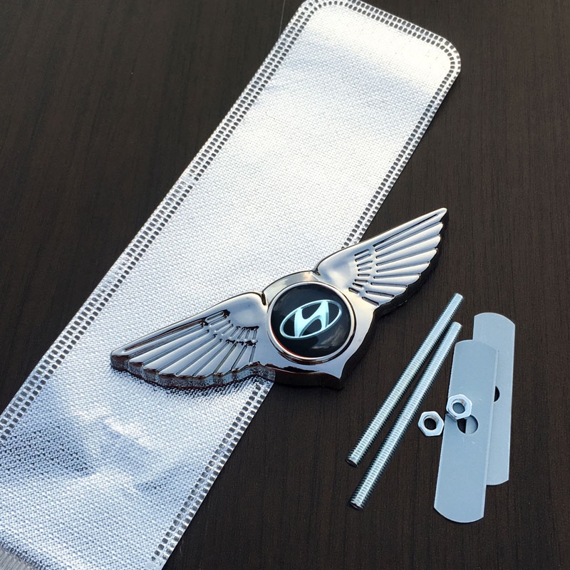 Car Body Trunk Sticker Front Grille Emblem for Hyundai Verna Sedan ...