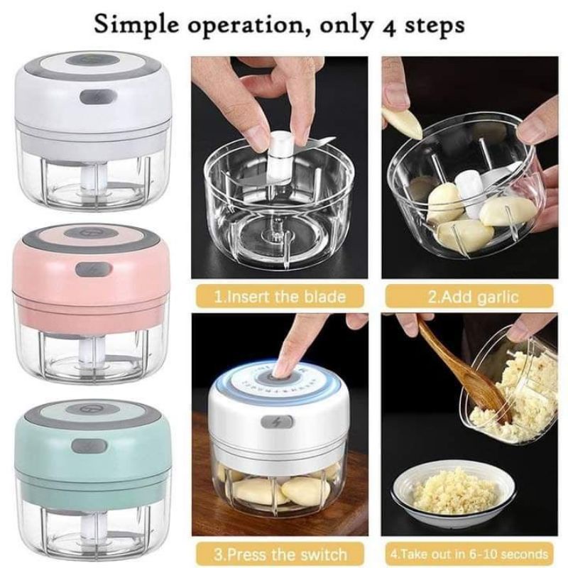 WIRELESS MINI BLENDER CHOPPER | Shopee Malaysia