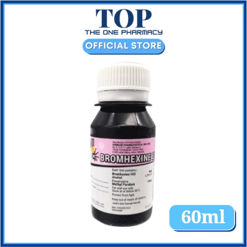Sunward Bromhexine Syrup 60ml/120ml (Ubat Pecah Kahak) | Shopee Malaysia