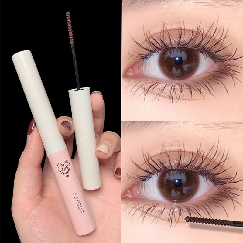 Bobeini Small Brush Mascara,Maskara,Waterproof Sweatproof Curling ...