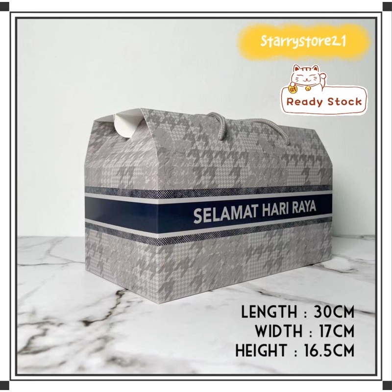 Hari Raya BIG SIZE Gift Box Kotak Kuih Raya Aidilfitri Packaging Gift ...