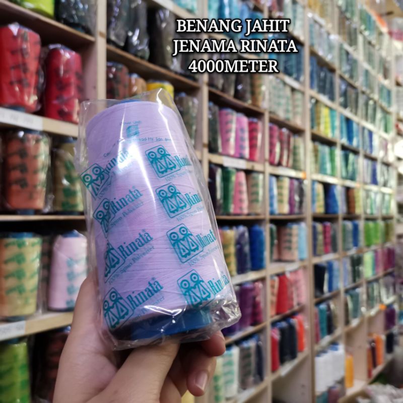 BENANG JAHIT 4000M ( jenama RINATA) | Shopee Malaysia
