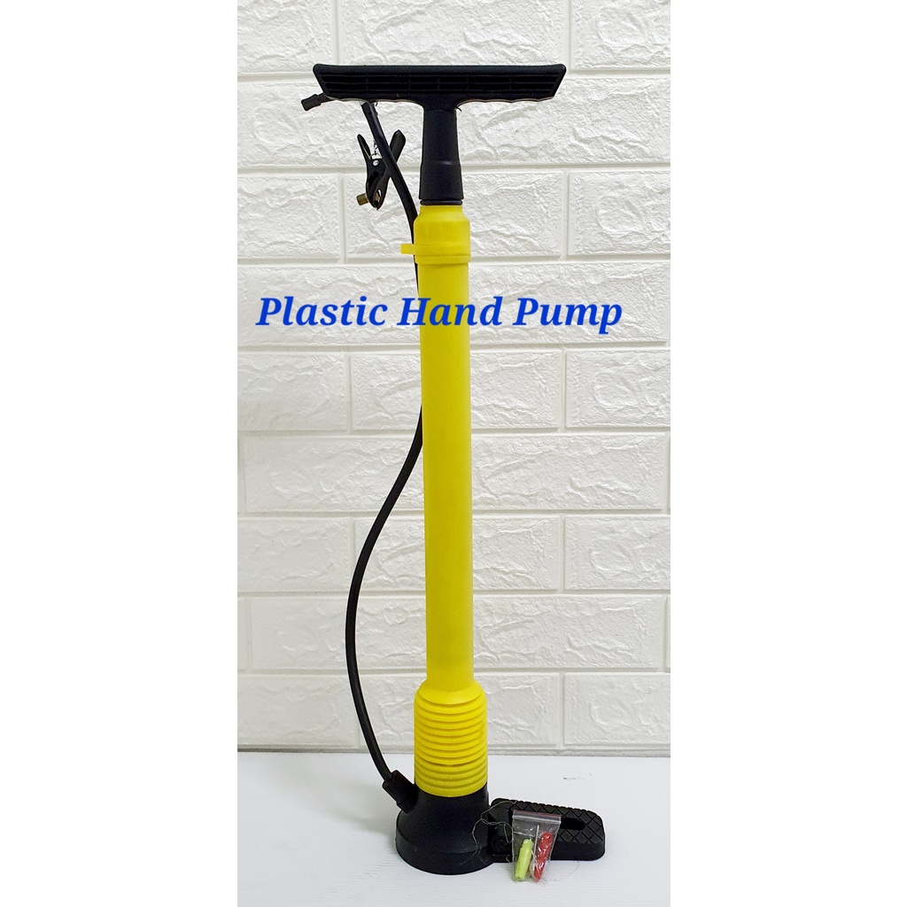 NOrmal / Plastic Hand Pump & Foot Pump PSI 100 (For Bicycle/ Ball ...