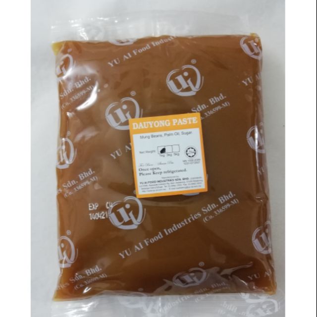 Dauyong Paste Yu Ai 豆蓉/连蓉馅 1kg | Shopee Malaysia