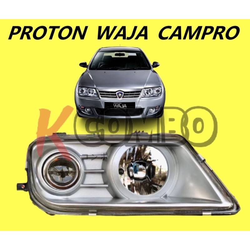 PROTON WAJA CAMPRO HEAD LAMP / LAMPU DEPAN | Shopee Malaysia