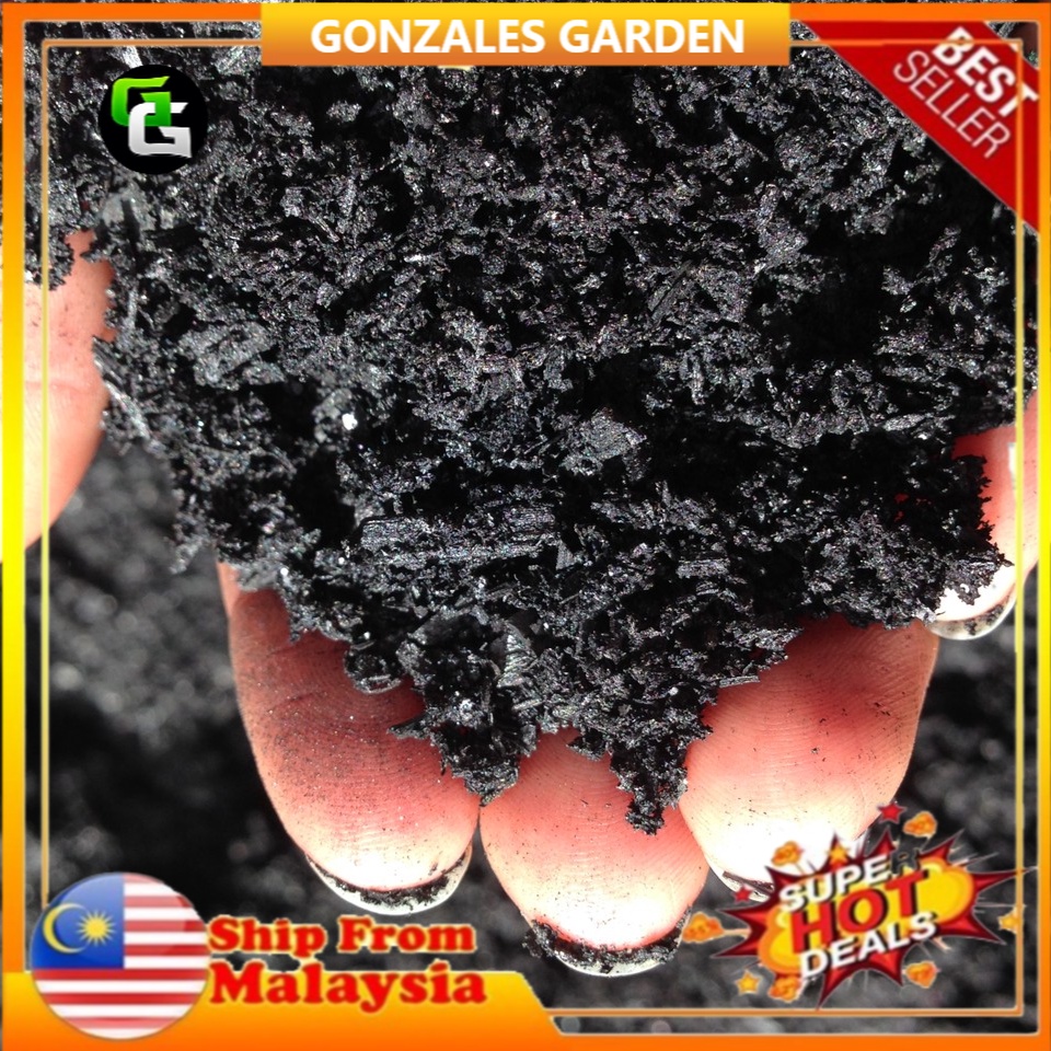 Baja Tanah Organik BIOCHAR Media Tanaman Untuk Pokok Dalam Pasu (7 L ...