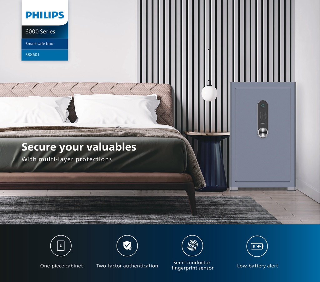 Philips Smart Safe Box 6000 Series SBX601 | Shopee Malaysia